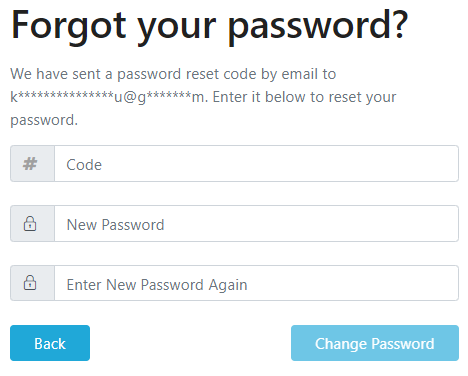 Forgot/Reset your password – Assethub